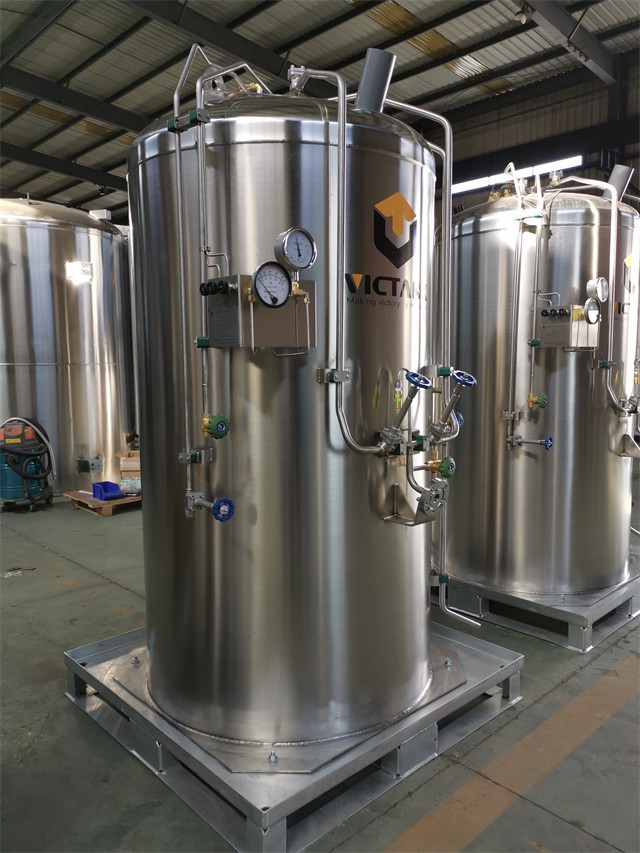LOX LIN LAR Microbulk Tank 1000L 16bar PB COIL from China manufacturer ...
