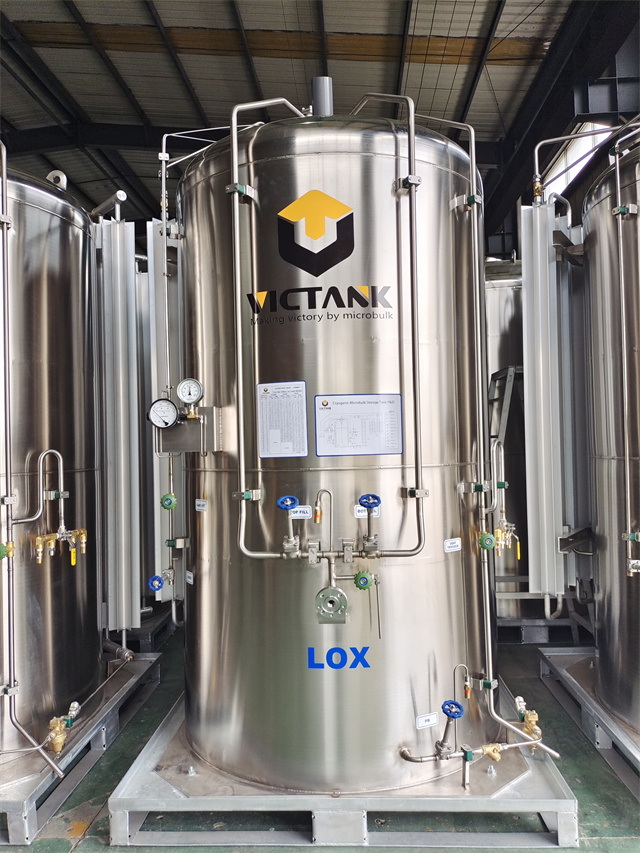 LOX LIN LAR Microbulk Tank 5000L 16bar from China manufacturer ...